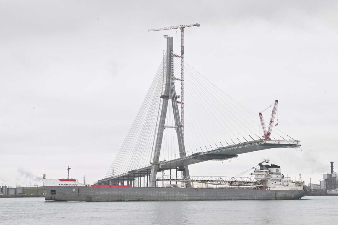 Gordie Howe Bridge nears completion | News, Sports, Jobs - The Daily News